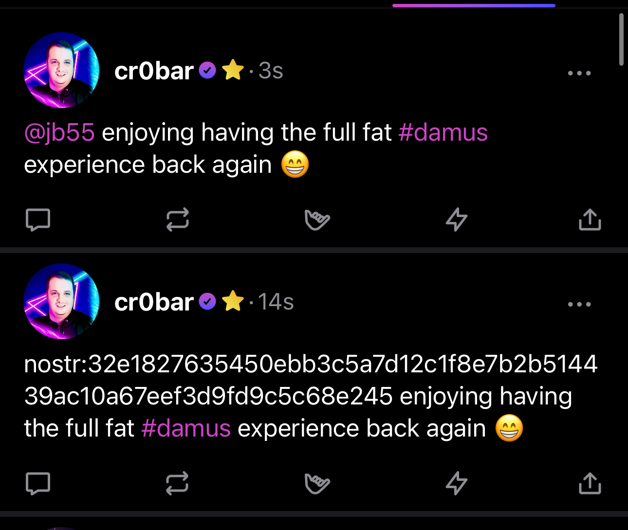 Malformed user link when prefixed by invisible unicode characters · Issue #1352 · damus-io/damus ...