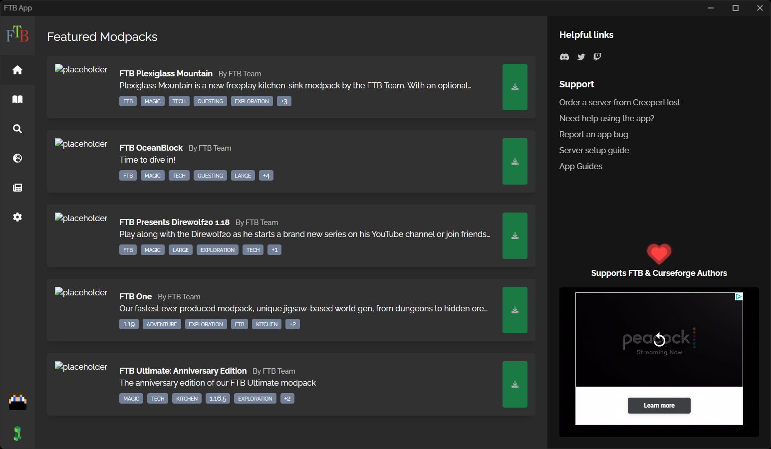 [Bug]: java.io.IOException: Download task failed · Issue #673 · FTBTeam/FTB-App · GitHub