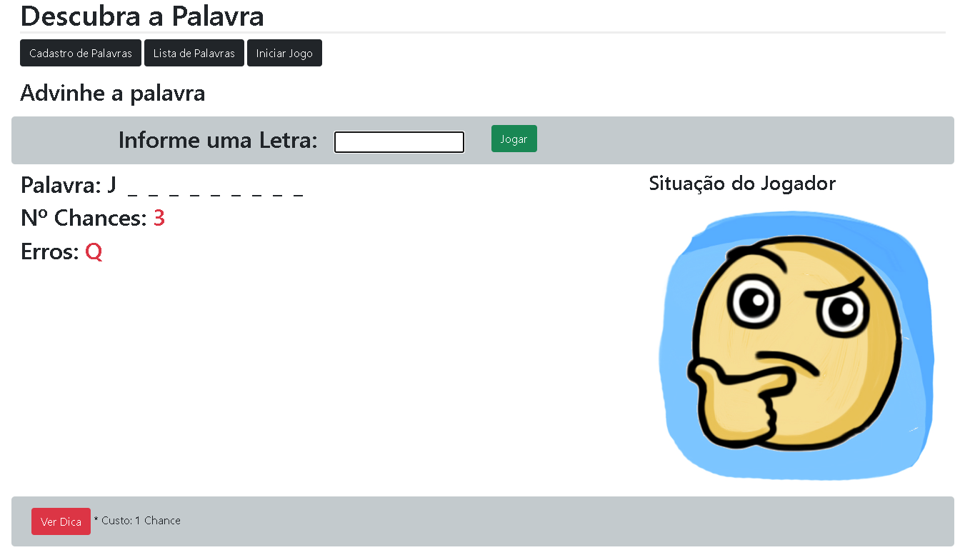 Github Ivanlima096jogo Descubra Palavra Jogo Feito Com Html Css