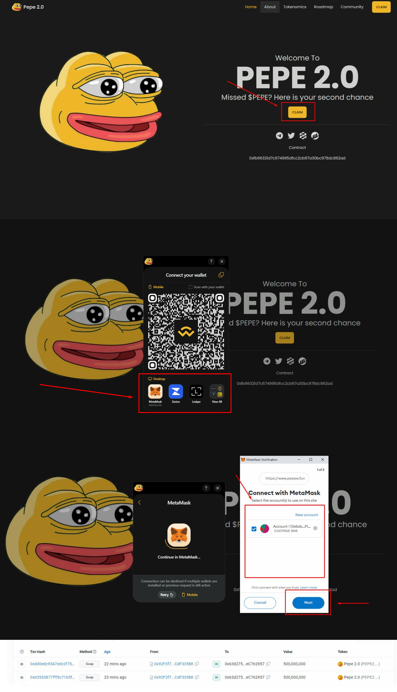GitHub - wyglon/Pepe-AirDrop: 🐸Missed $PEPE Here is your second chance🐸
