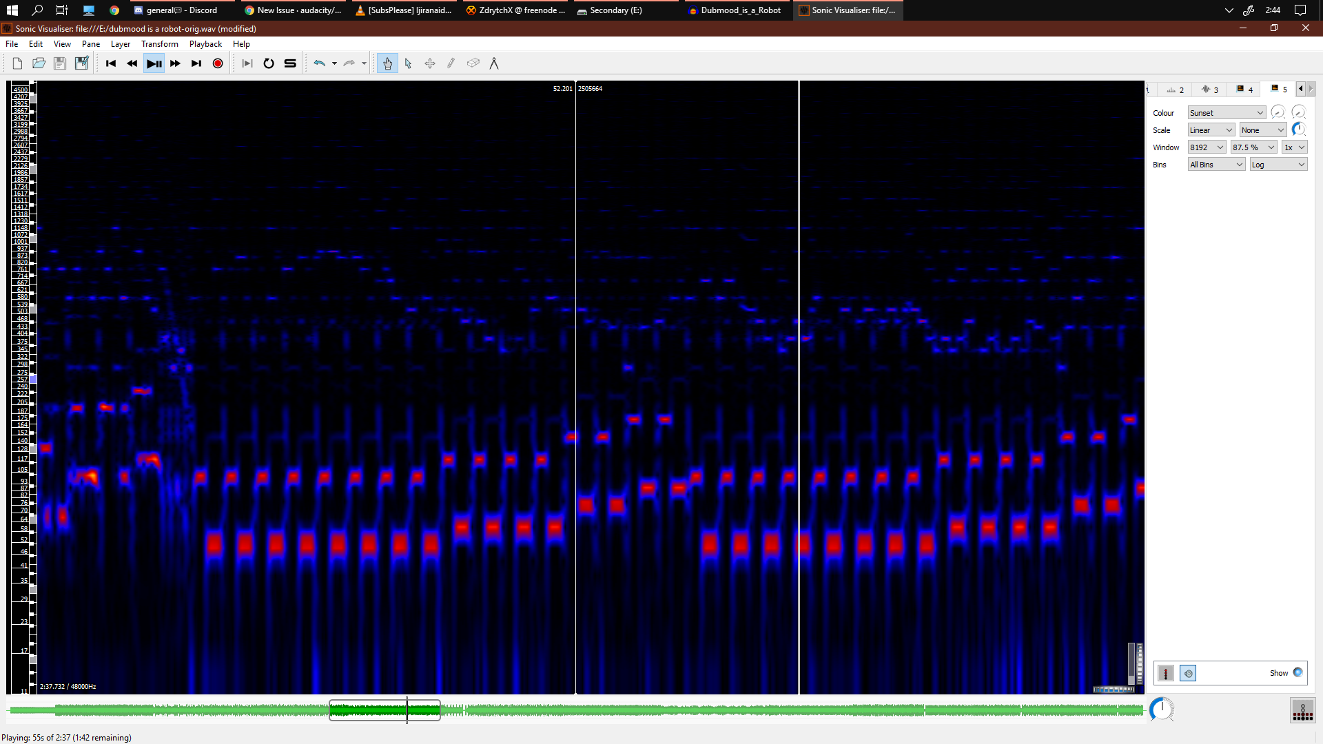 Improving Spectro view: Add a constant-Q Transform · Issue #832 · audacity/audacity · GitHub