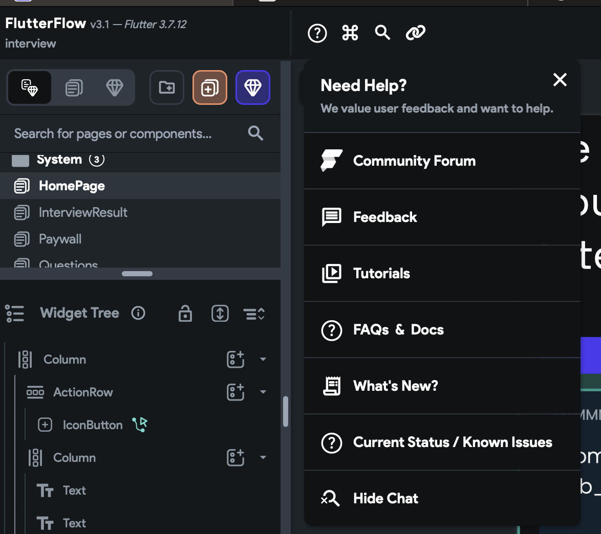 Missing Link To Discord And The Flutterflow Community In The Ui · Issue 868 · Flutterflow