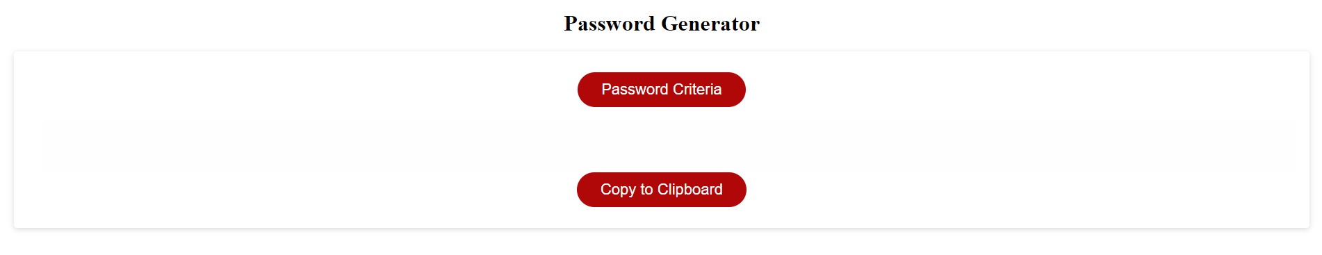 GitHub - kait-kat/Password-Generator: Need another password for another login? Want it to be ...