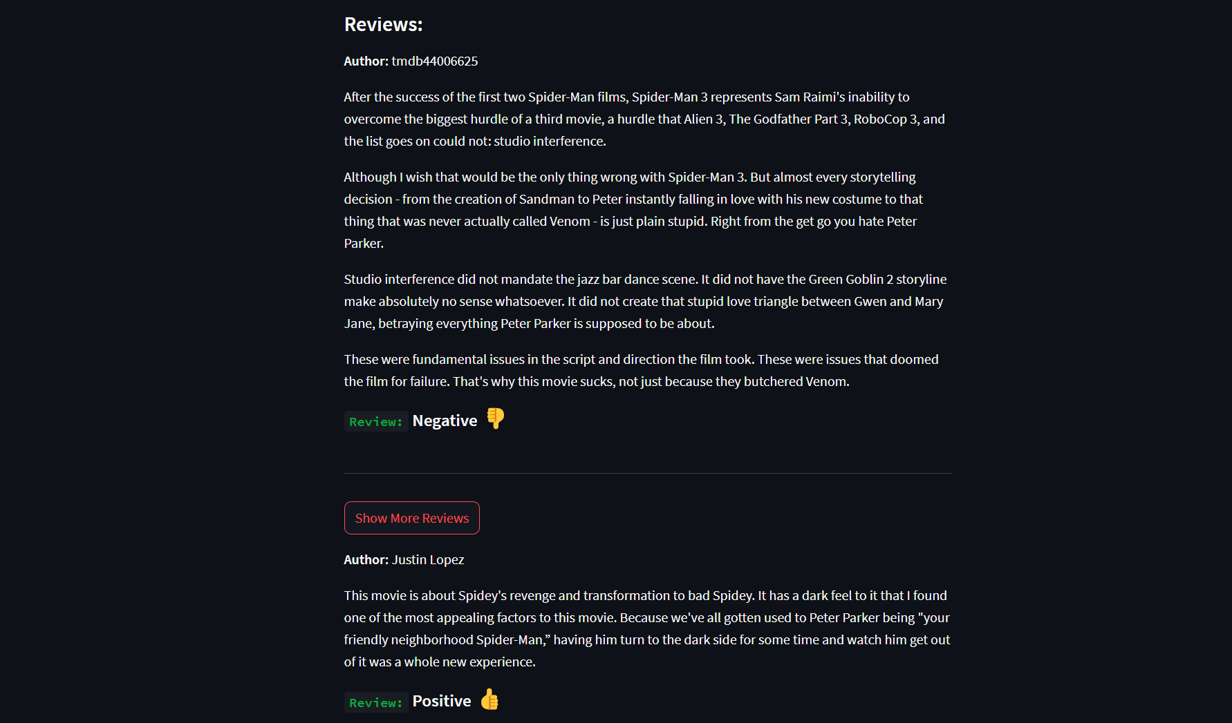 GitHub - MukeshMushyakhwo/Movie-Recommendation-with-Review-Sentiment-Analysis: TMDB Movie ...