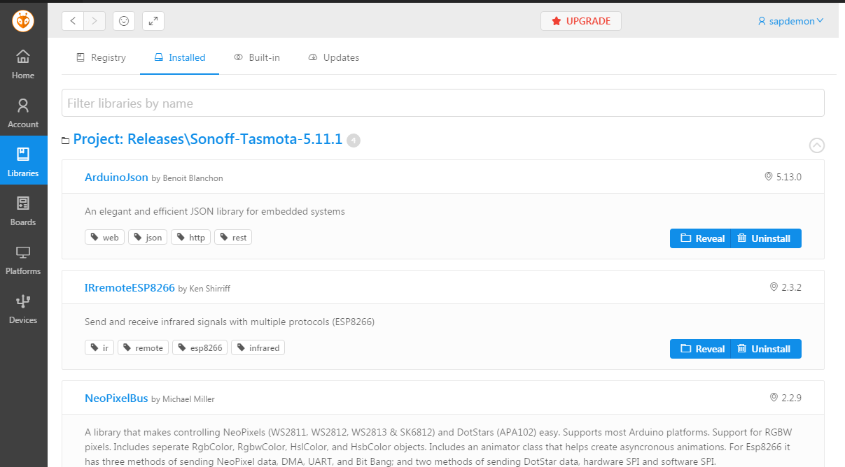Home: PIO Core Call Error: Extra data · Issue #1311 · platformio ...