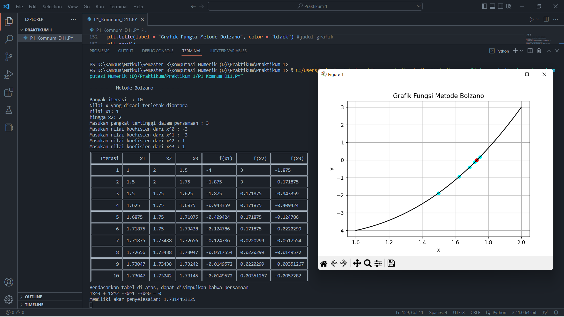 GitHub - 9ninelie/P1_Komnum_D11: Pengumpulan Praktikum 1 Komputasi Numerik D (Metode Bolzano ...