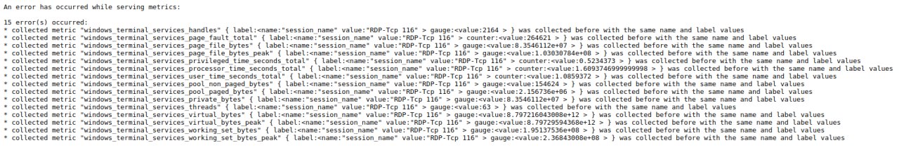 Problem with terminal_services collector · Issue #1086 · prometheus ...