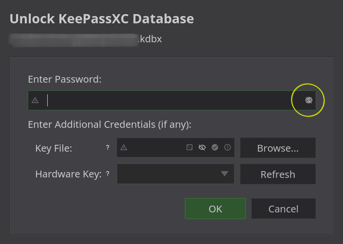 Overlapping password management icons under some circumstances · Issue #6290 · keepassxreboot ...