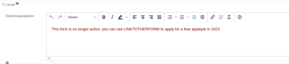 Setting form to maintenance/inactive mode allow showing custom message to visitors · Issue #2920 ...
