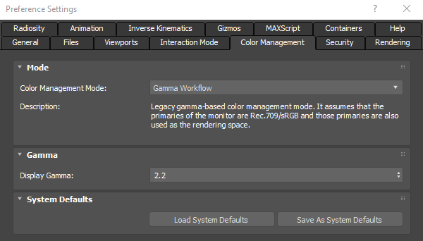 Bug 3dsmax Is Not Using Predefined Ocio Config File In Op Settings When Enabled Cms · Issue 
