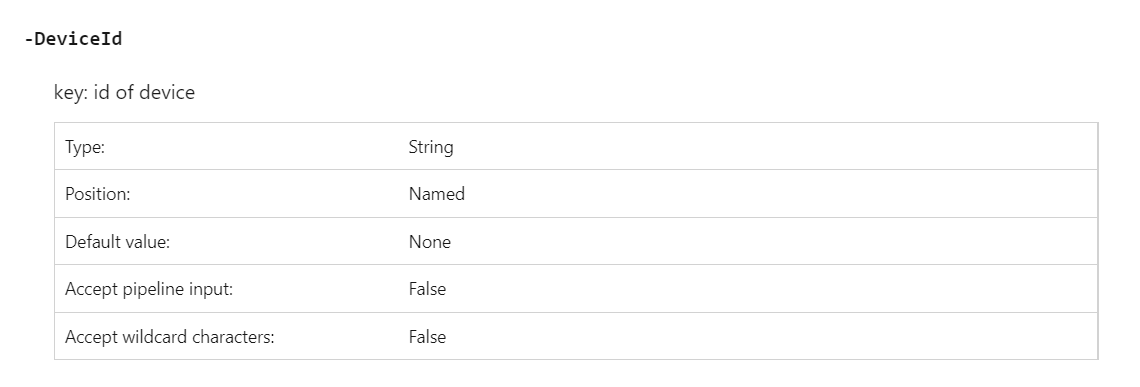 Get-MgDevice -DeviceId - DeviceId is not clearly described, very confusing · Issue #1631 ...