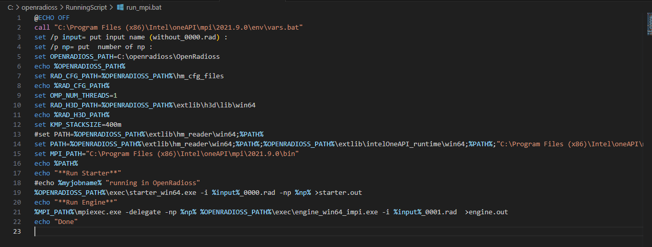 Radioss run script for window version · OpenRadioss · Discussion #1014 · GitHub