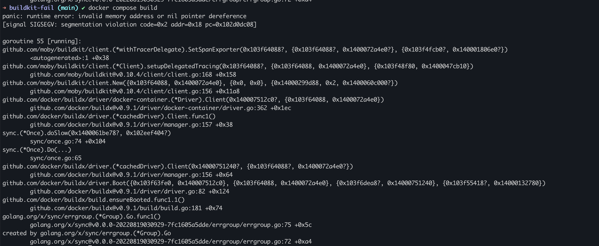 Buildkit Failing After Macos Ventura Update · Issue 3242 · Moby