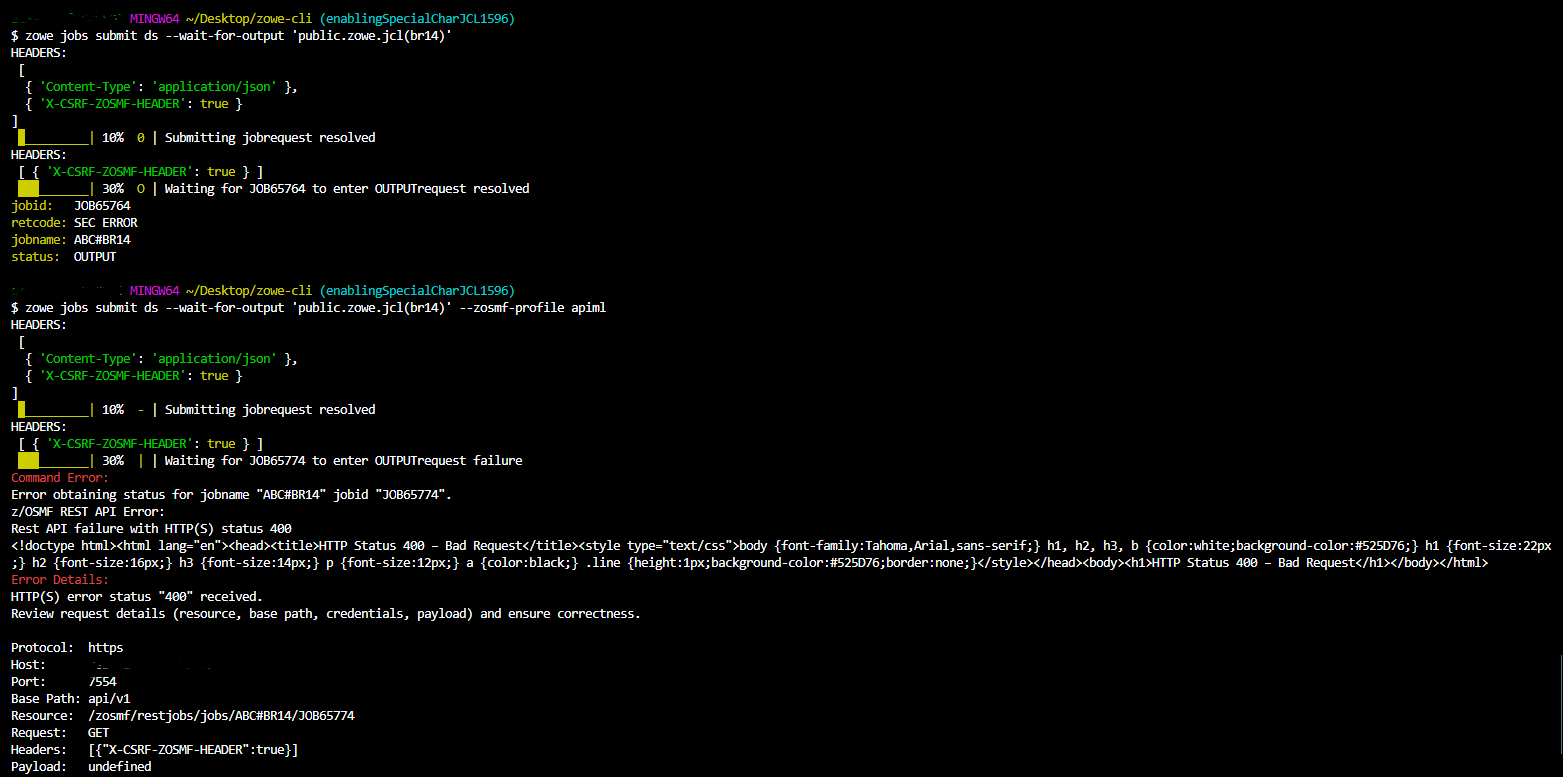 Special characters in JCL when submitting a job not correctly encoded · Issue #1596 · zowe/zowe ...