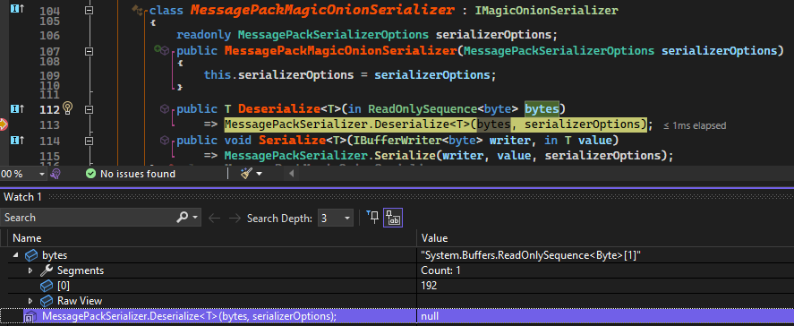 Null returns and null parameters works in v4.5.2 but not in v5 anymore ...