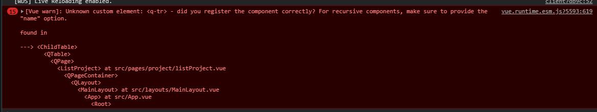 importStrategy can't used in render component · Issue #7277 · quasarframework/quasar · GitHub