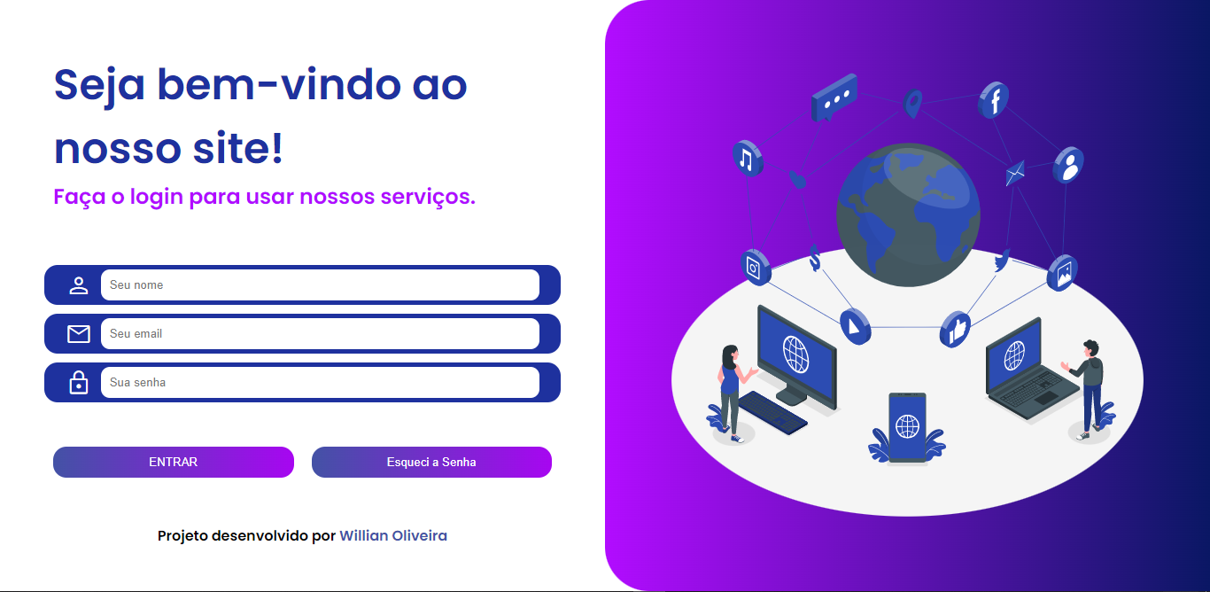 GitHub - WillianOL/Login-Page: Página de Login responsiva