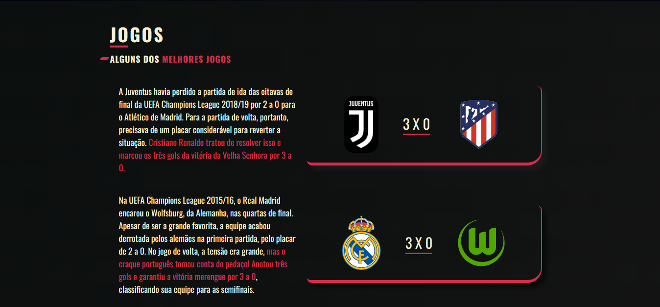 GitHub - WillianOL/CR7-page: Página sobre o jogador Cristiano Ronaldo ...