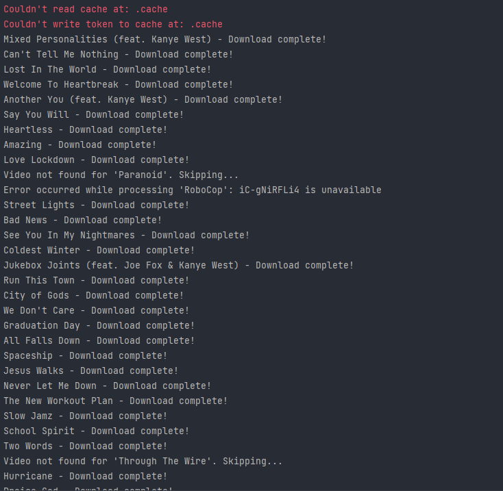 GitHub - Rrocketter/Spotify-to-Youtube-Downloader: Spotify->YouTube ...