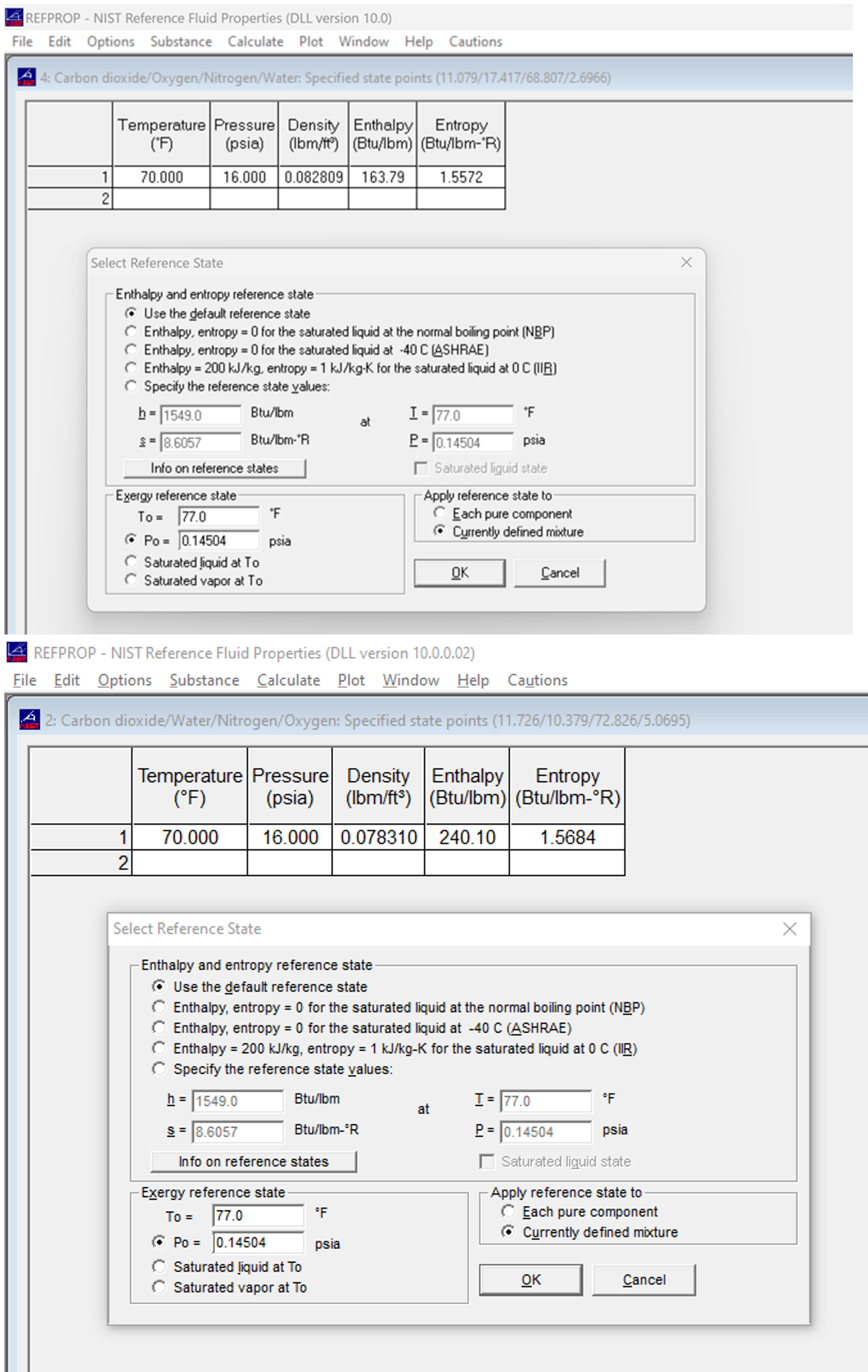 How to update Refprop to version 10.0.0.02 (or fix enthalpy issue on v10.0)? · Issue #519 ...