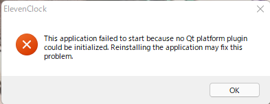 [BUG/ISSUE] ElevenClock cannot be started · Issue #681 · marticliment/ElevenClock · GitHub