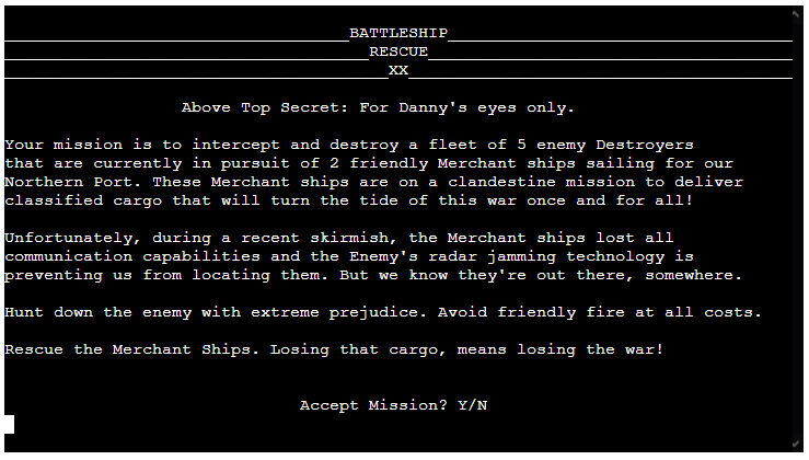GitHub - DannyGilligan/battleships-rescue: Code Institute Portfolio ...