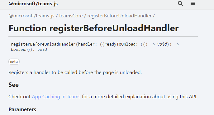 [OLD] Change onLoad/onBeforeUnload register handlers to beta by alexneyman-MSFT · Pull Request ...