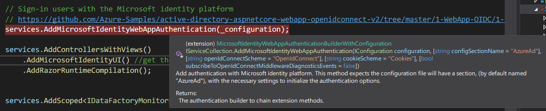 Redirect URI error when running demo code in Azure Web App Service. Like #465 · Issue #499 ...