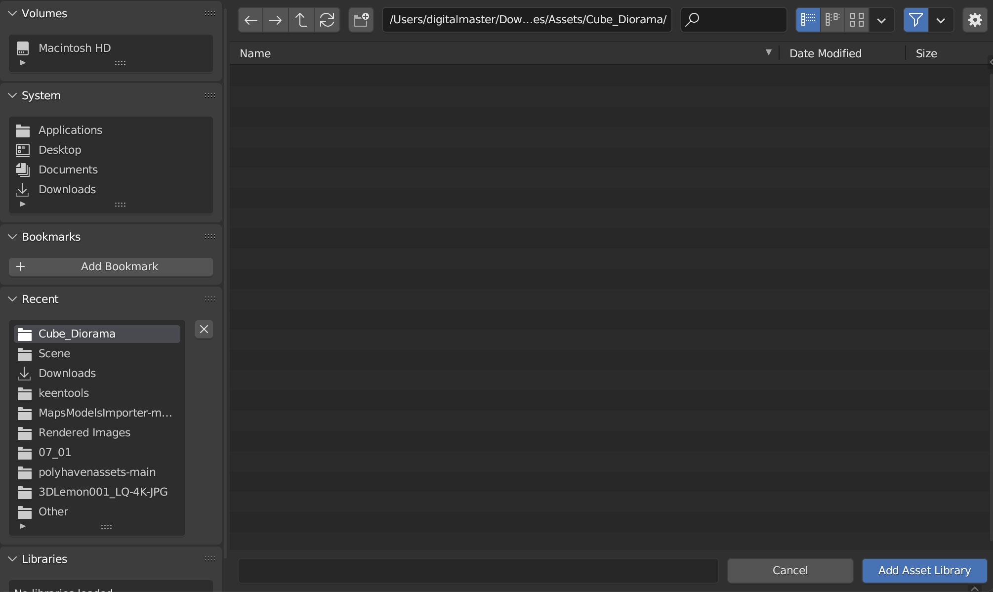 GitHub - TheRealDigitalMaster/Asset-Library-Blender