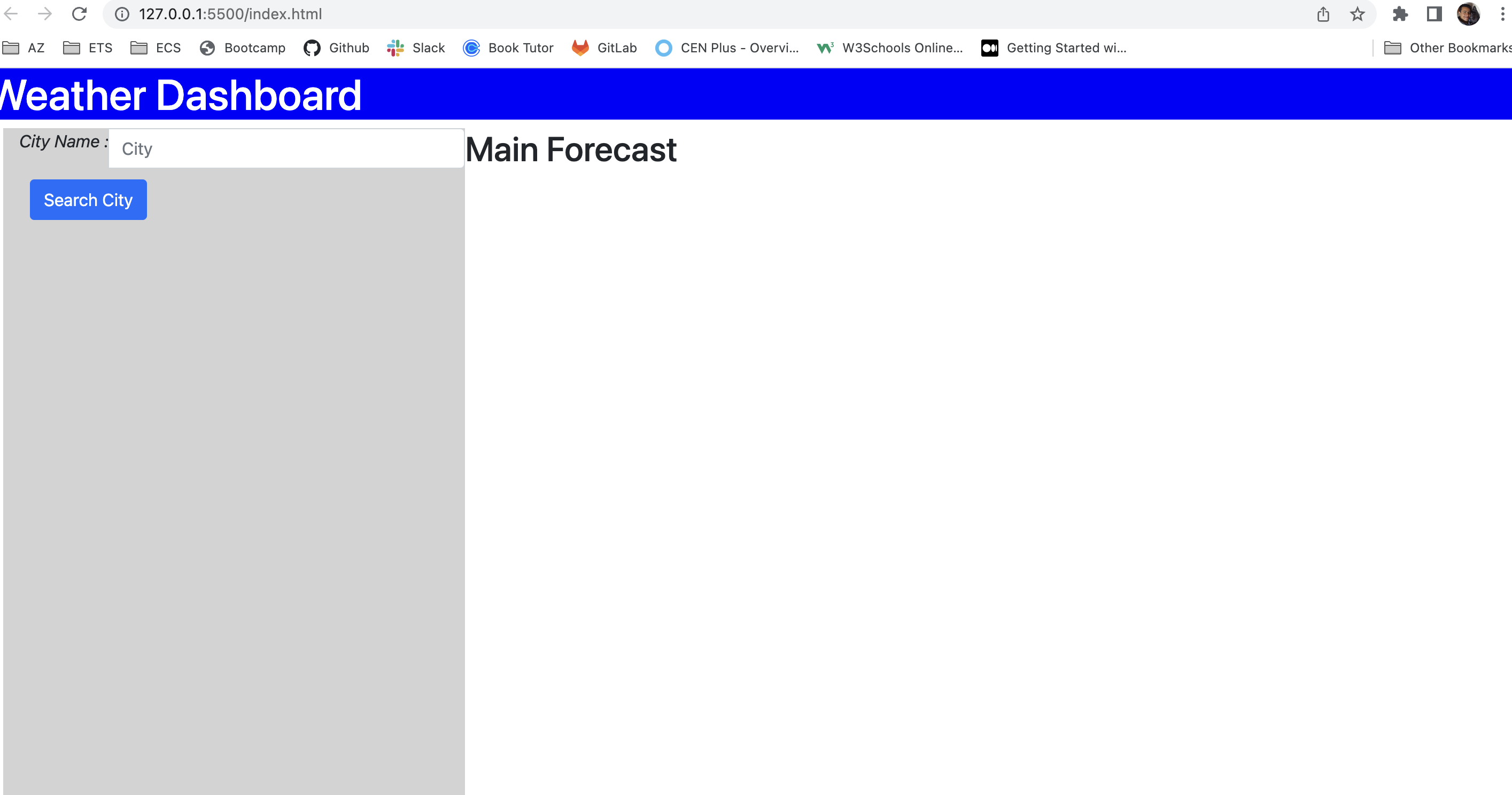 GitHub - MonteonFrank/Franks-Crazy-Weather-Dashboard-: Weather Dashboard to show the forecast ...