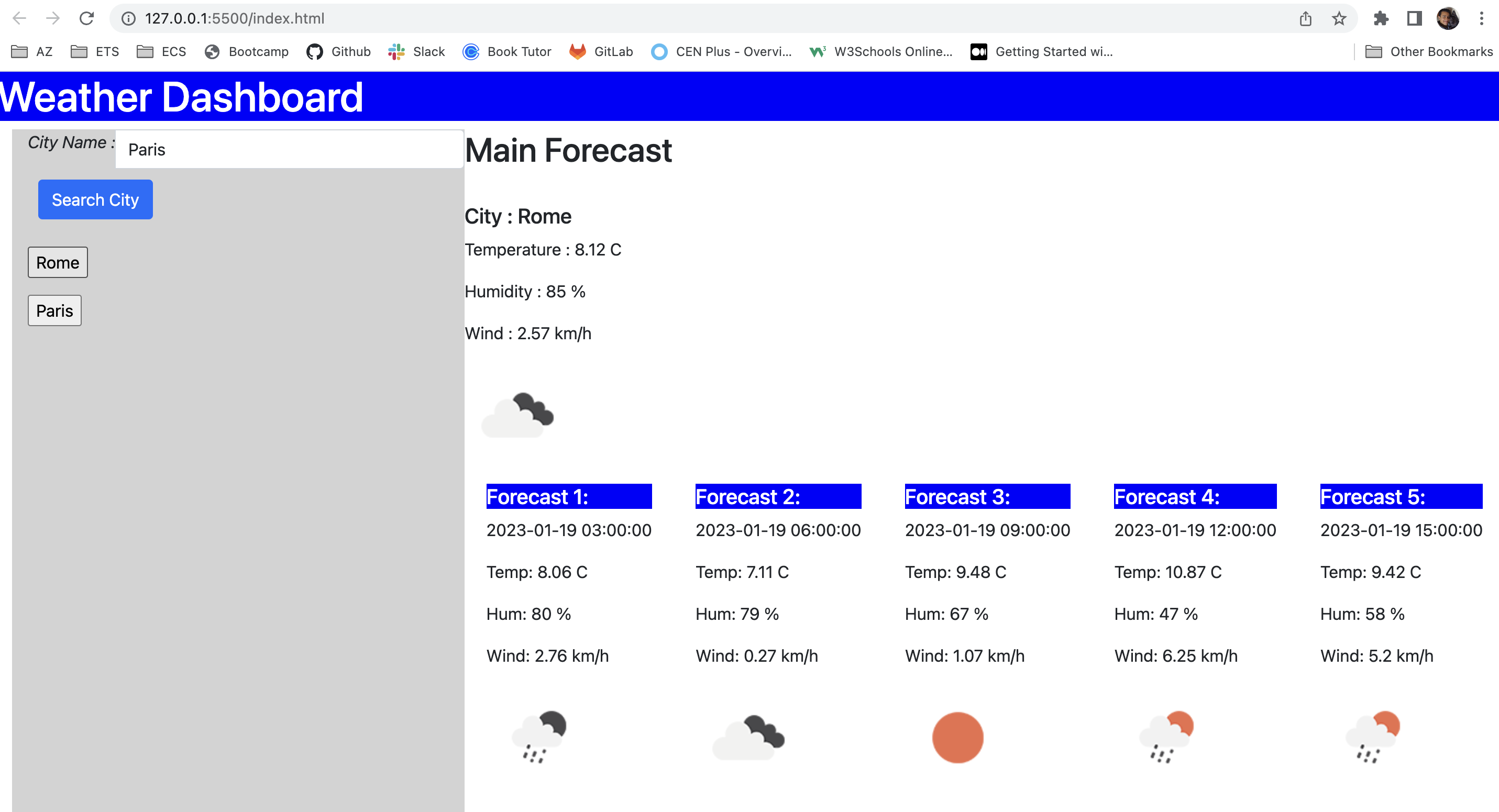 GitHub - MonteonFrank/Franks-Crazy-Weather-Dashboard-: Weather ...