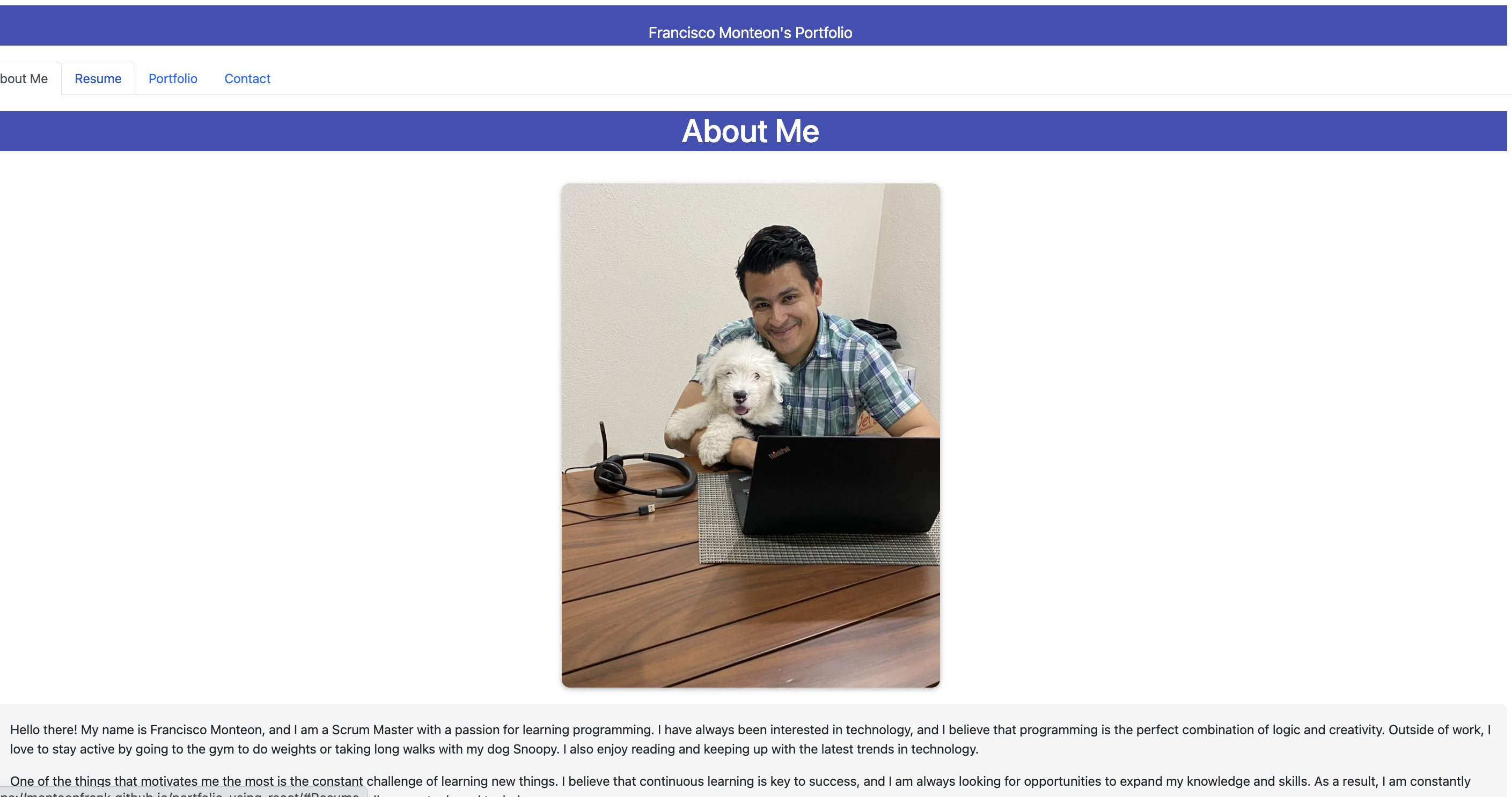 GitHub - MonteonFrank/portfolio-using-react: project portfolio using react