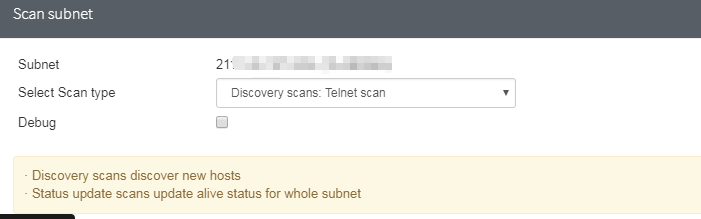 Bug Of Scan With Telnet · Issue 1572 · Phpipamphpipam · Github