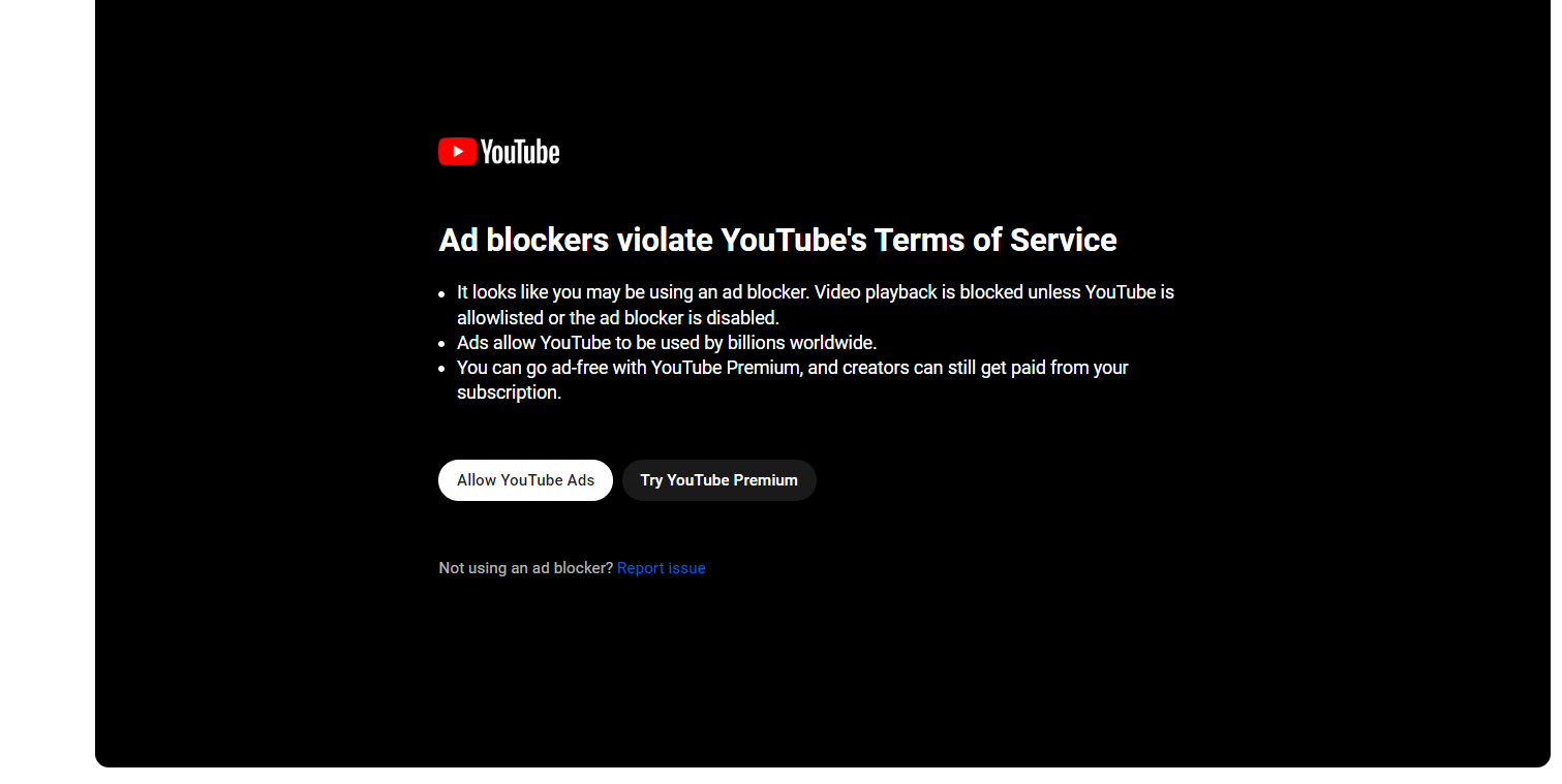 youtube.com: detection · Issue #20115 · uBlockOrigin/uAssets · GitHub