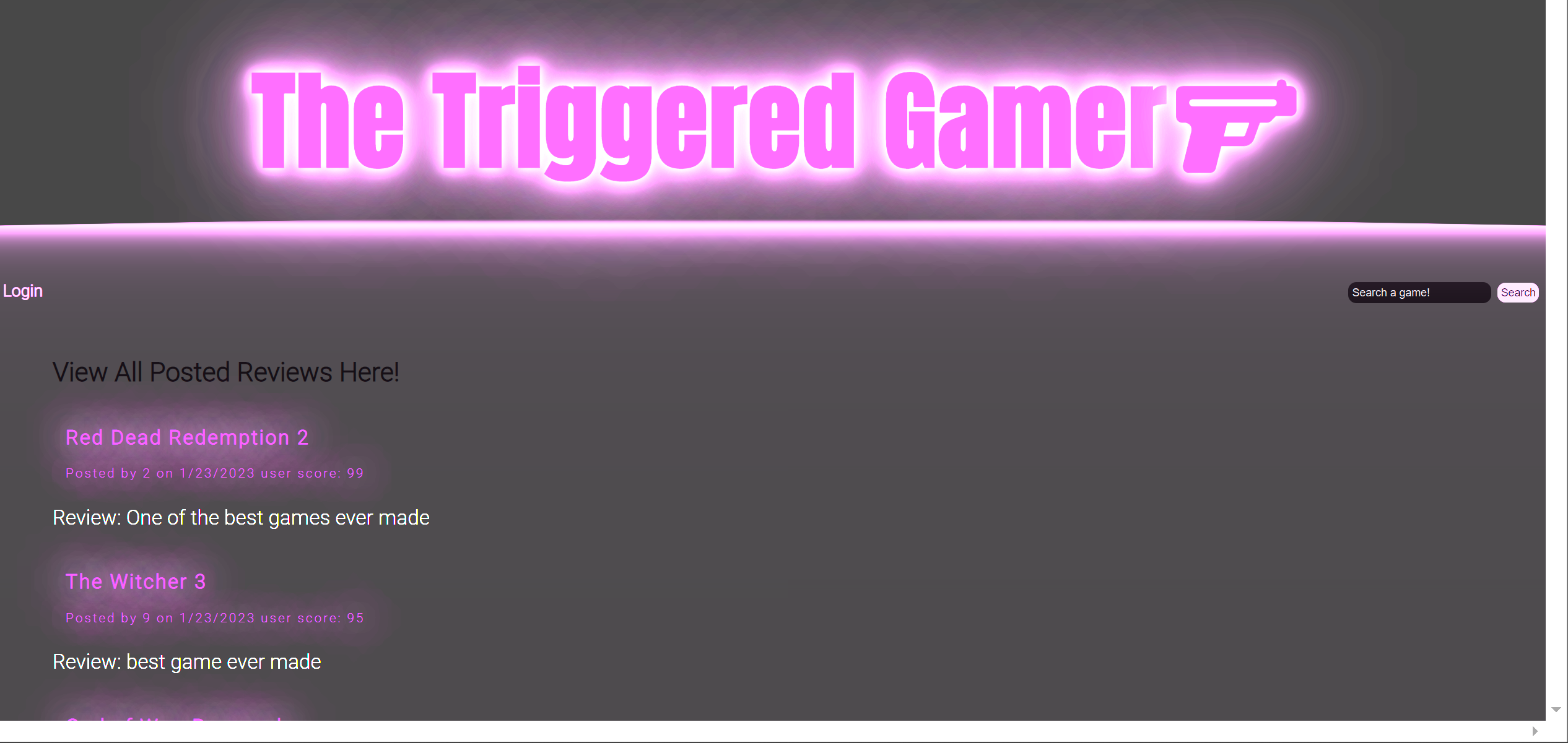 GitHub - adinair007/The_Triggered_Gamer: A website which allows the ...