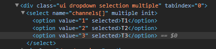 [Dropdown] [v2.2.14] Multiple Dropdown pre-"selected" Options not ...