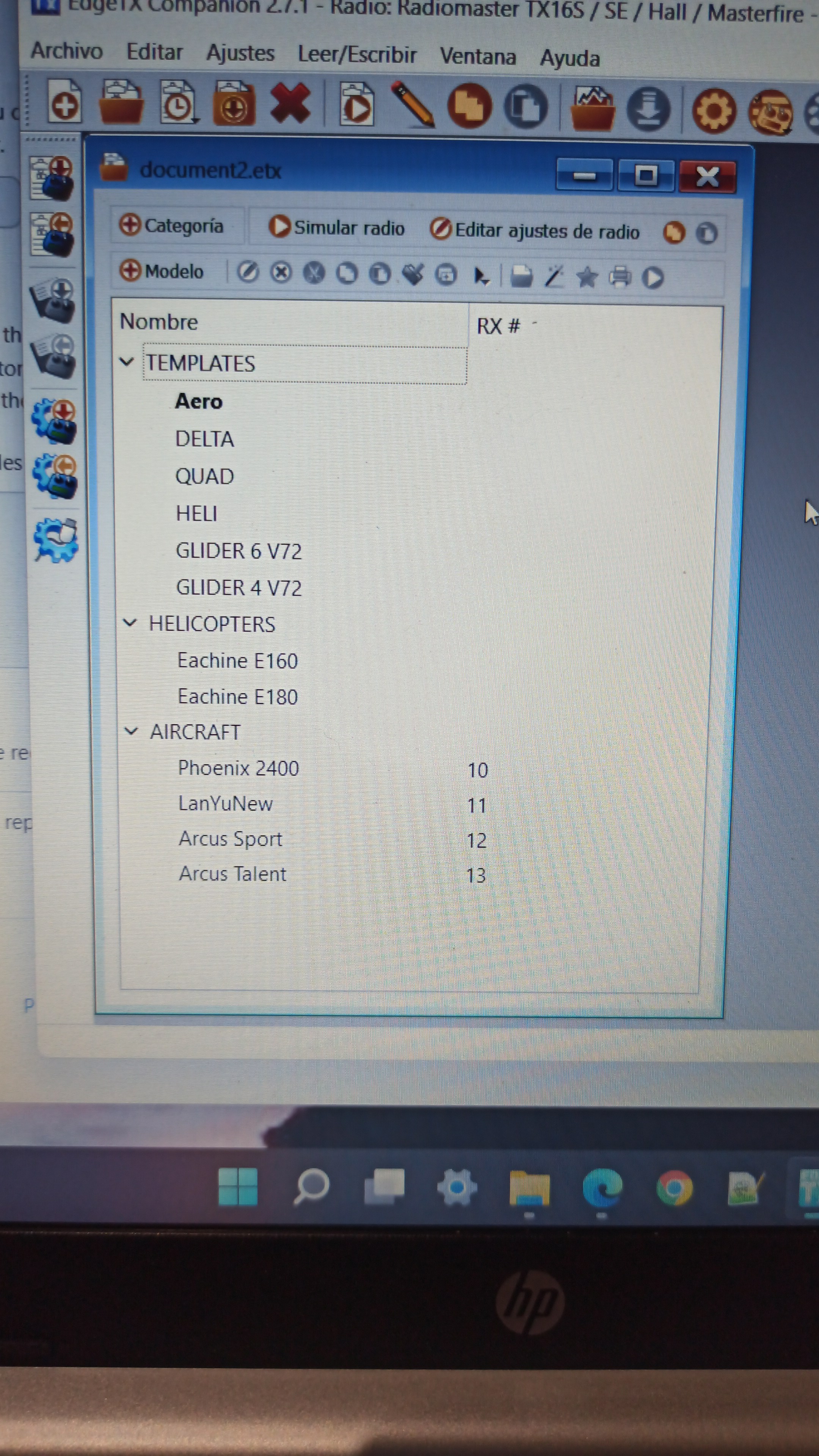 The radio shows some models but companion reads and sees other · Issue #2260 · EdgeTX/edgetx ...