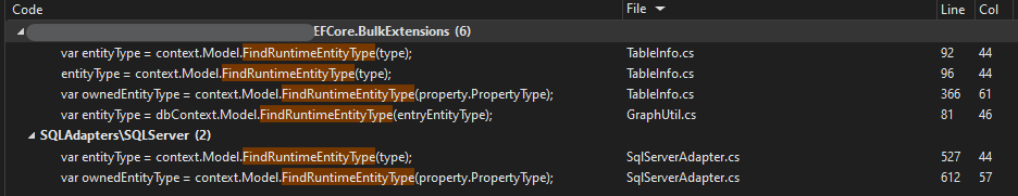 EF Core 3.1 version 3.6.6 is not working with proxy entities and IncludeGraph · Issue #981 ...
