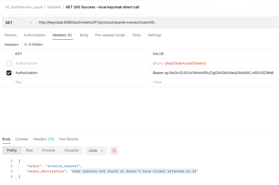 Impersonate using API retrieve unusable token · Issue #8980 · keycloak/keycloak · GitHub