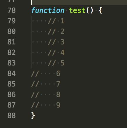 Cannot fold code block with different style comments · Issue #38489 ...
