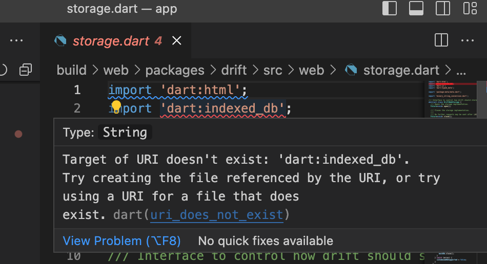 Drift web related build errors · Issue #2359 · simolus3/drift · GitHub
