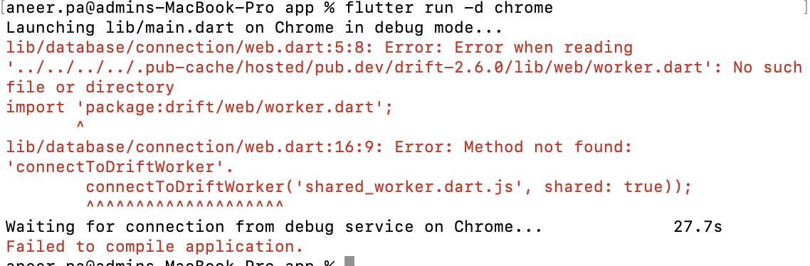 Drift web related build errors · Issue #2359 · simolus3/drift · GitHub
