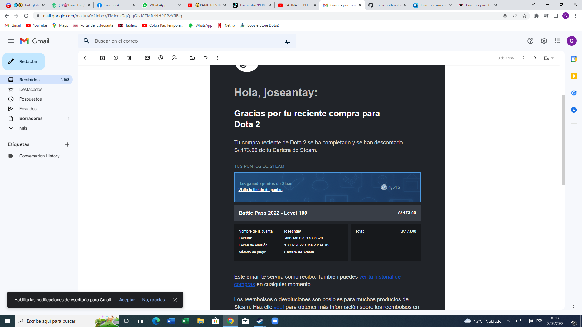 I have suffered a robbery when buying my dota 2022 battle pass !!!! help !!!! · Issue #2653 ...
