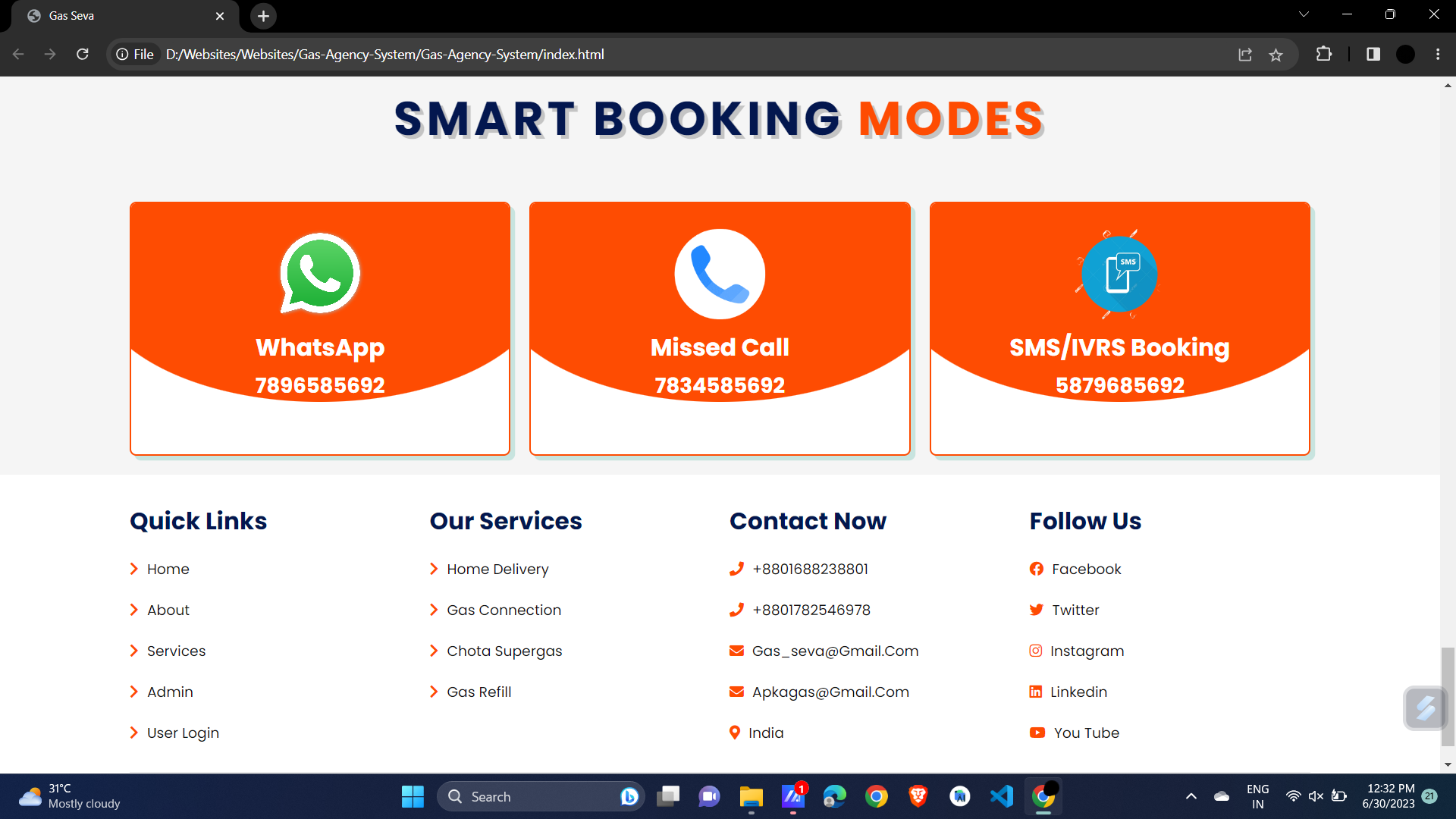 GitHub - shivanisinghsingh/Gas_Agency-System: The main aim of the ...