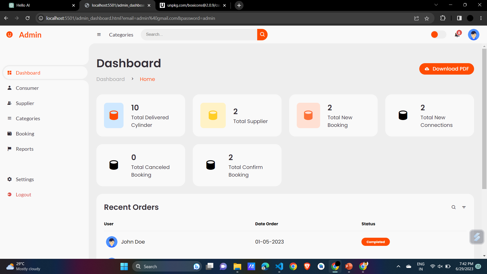 GitHub - shivanisinghsingh/Gas_Agency-System: The main aim of the project is to manage the ...
