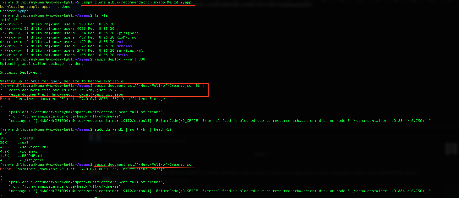 vespa document should print payload if operation fails with http != 200 ...