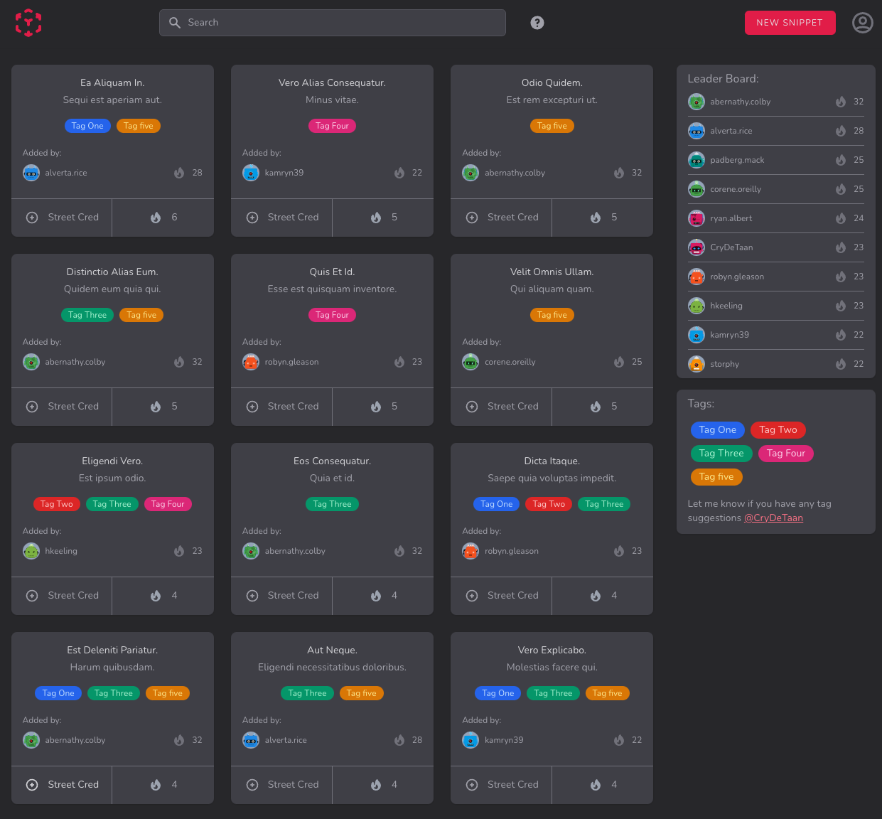 GitHub - CryDeTaan/wannabes: Wannabes: Create, Search, and Rate Snippets for any domain ...