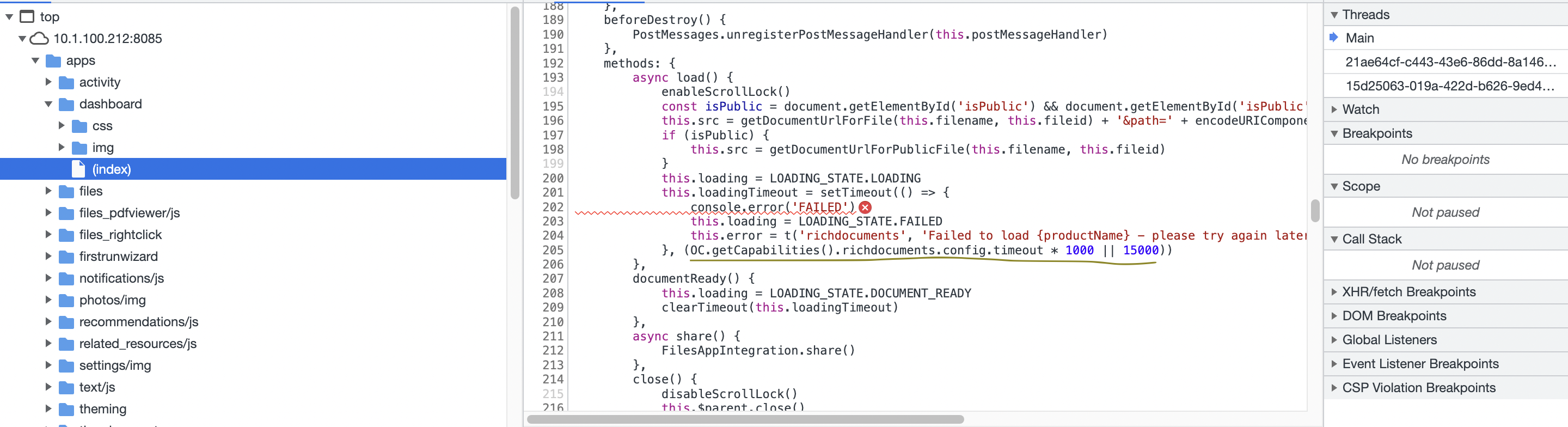 Document Loading Failed In Docker Based Deployment · Issue 2824