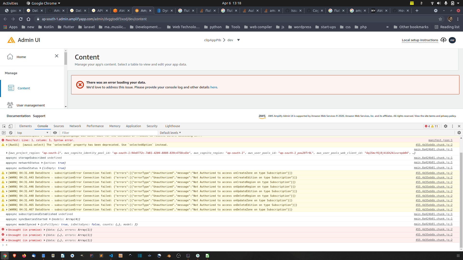 Graphql Models With Different Authprovider Fails To Deploy If Auth Is Removed Then Deploy 4688
