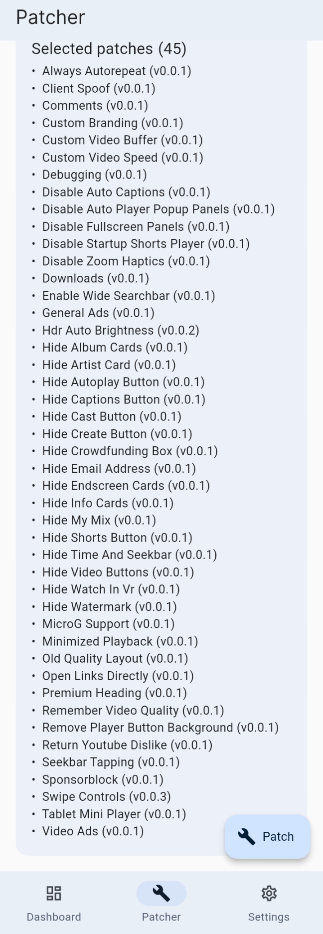 YouTube patching error.(Non-root) · Issue #1716 · ReVanced/revanced-patches · GitHub